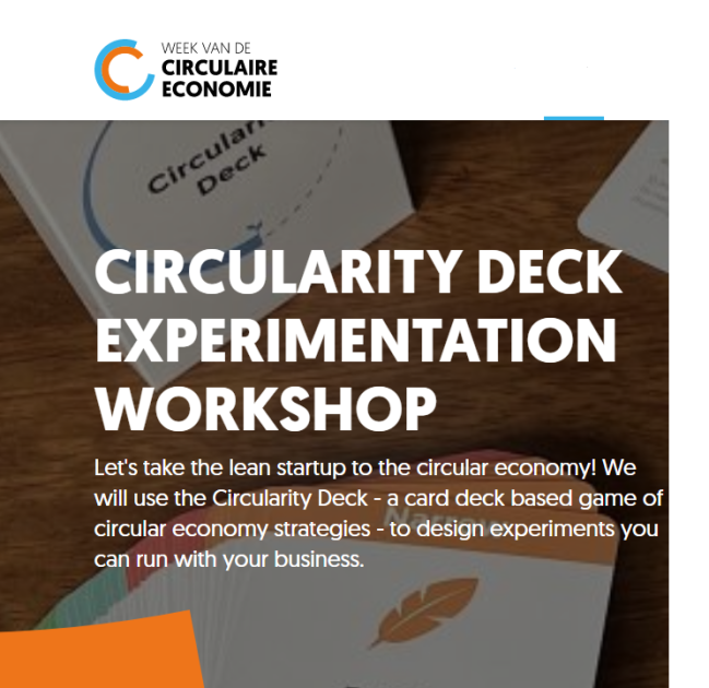 Circularity Deck Experimentation Workshop | Circular X